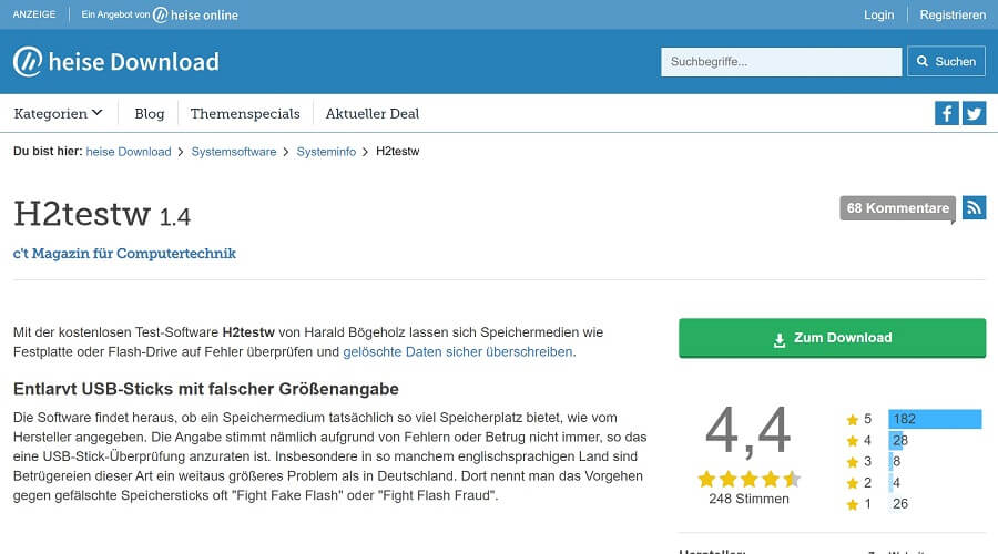 テスト時間を確保しよう！ストレージの動作確認できる「H2testw」の使い方 | BizHack
